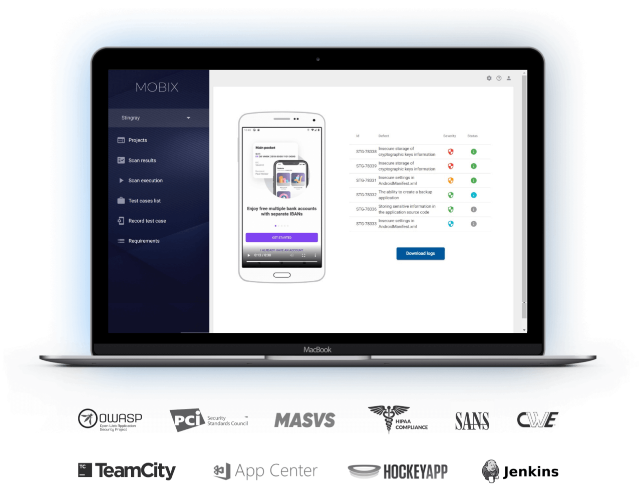 Mobix - Mobile Application Security Testing Tool